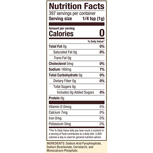 Bob's Red Mill Baking Powder 14 oz (2 Pack) - Double Acting Baking Powder - No Added Aluminum - Baking Powder Double Pack ( 14 oz each, 28 oz total)