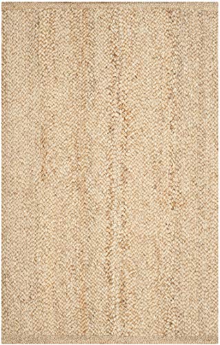 SAFAVIEH Natural Fiber Collection 10' x 14' Natural NF461A Handmade Premium Jute Area Rug