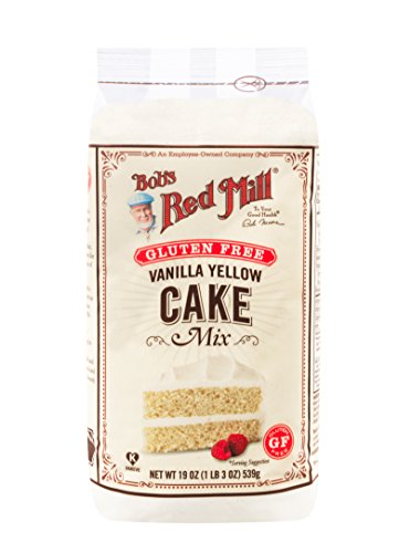 Bob's Red Mill Gluten Free Vanilla Yellow Cake Mix, 19-ounce (Pack of 4) (Package May Vary)