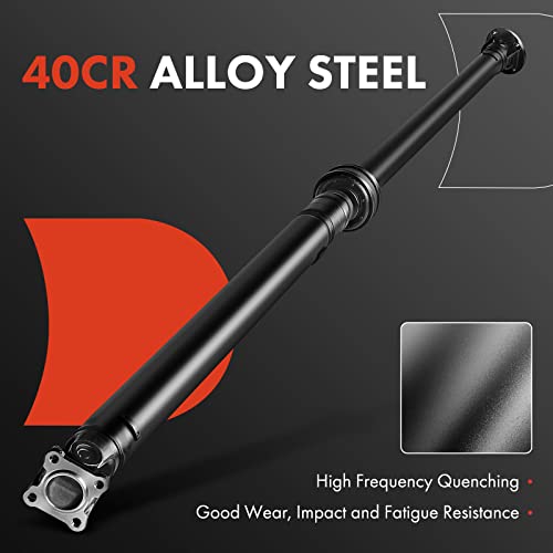 A-Premium Rear Complete Drive Shaft Prop Shaft Driveshaft Assembly Compatible with BMW E46 323Ci 323i 2000 325Ci 325i 2001-2005 325i 2005, Automatic ZF Transmission 1418mm