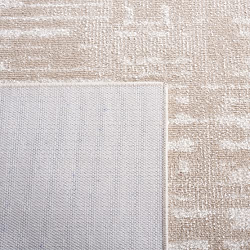 Safavieh Bayside Collection Machine Washable 5'3" x 7'6" Beige/Ivory BAY132B Living Room Dining Bedroom Area Rug