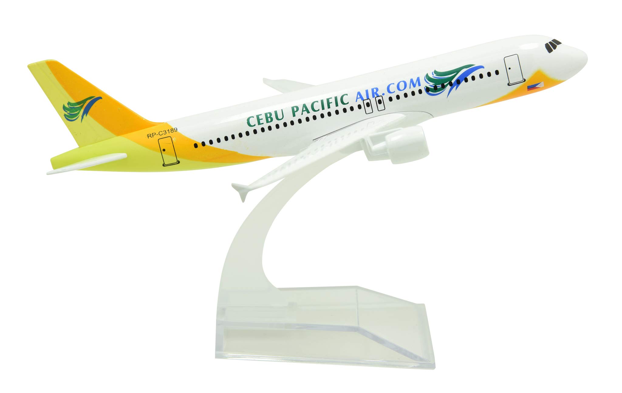 TANG DYNASTY(TM) 1:400 16cm Air Bus A320 Cebu Pacific Airline Metal Airplane Model Plane Toy Plane Model