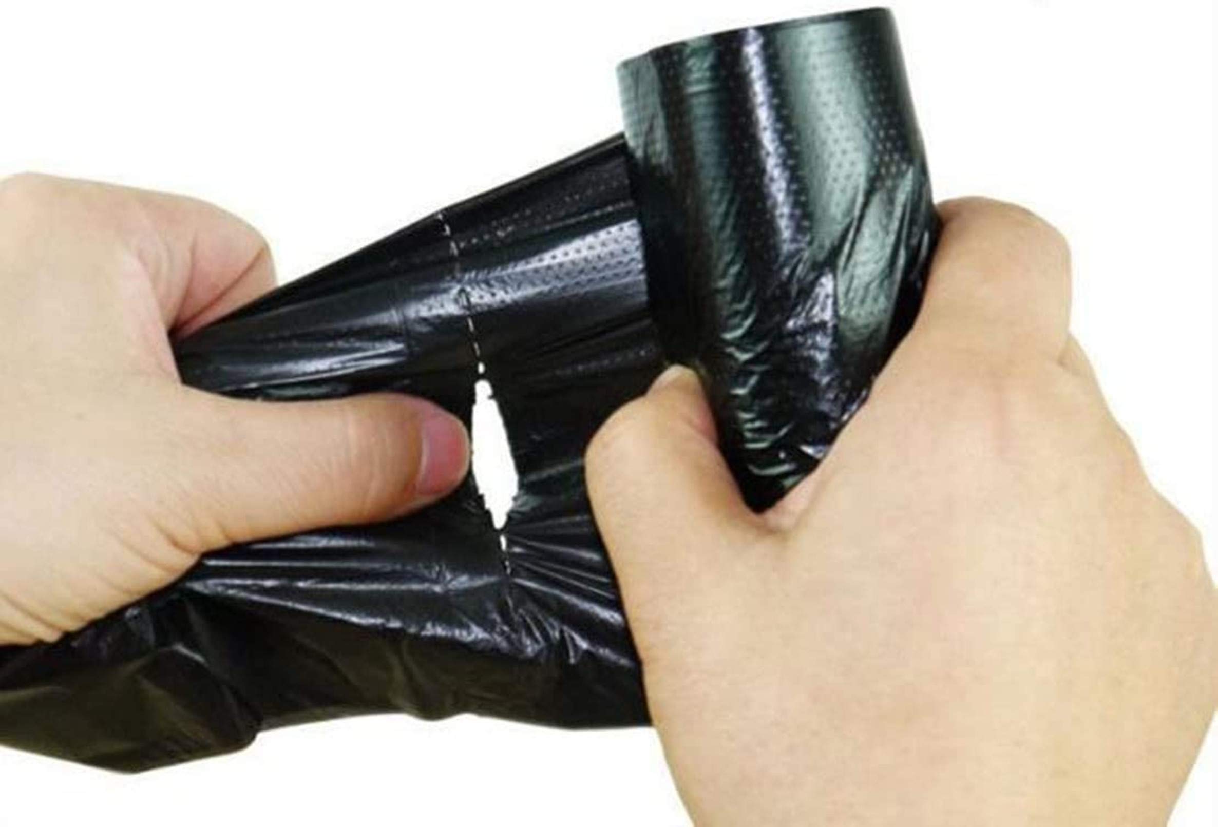 1.2-1.5 Gallon Small Trash Bags, Black Garbage Bag , Wastebasket Trash Bags 120 Counts