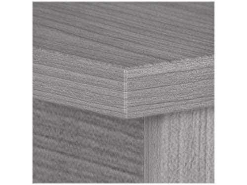 Bush Business Furniture Studio C 72W x 30D Office Desk in Platinum Gray - Engineered Wood