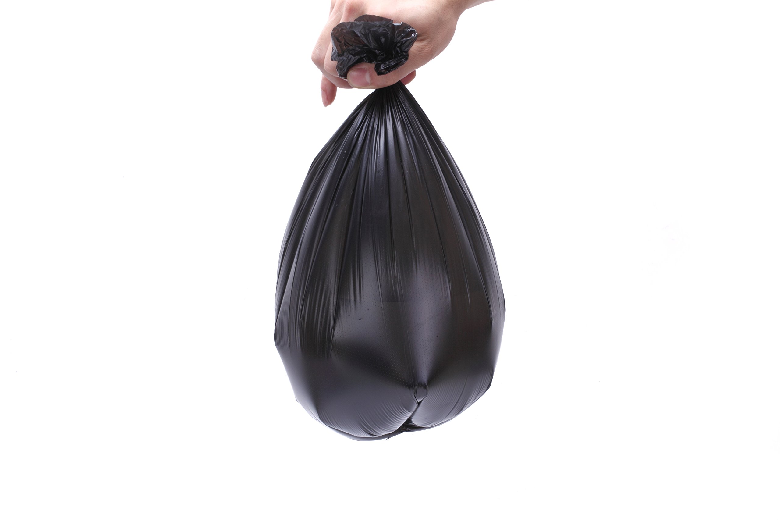1.2-1.5 Gallon Small Trash Bags, Black Garbage Bag , Wastebasket Trash Bags 120 Counts