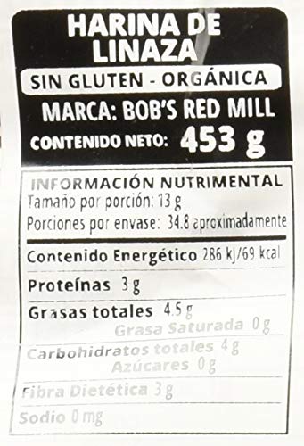 Bob's Red Mill Organic Brown Flaxseed Meal, 16 Ounce
