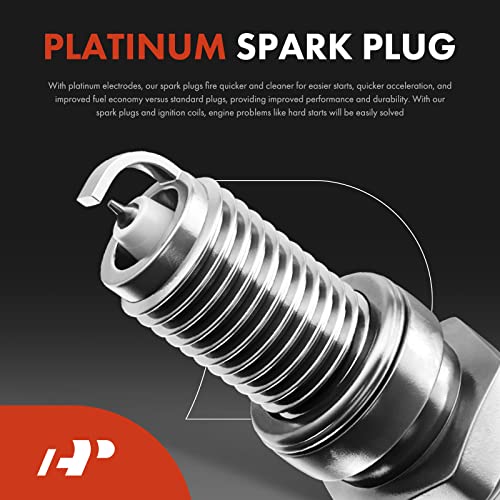 A-Premium Set of 6 Ignition Coil Pack and Iridium Spark Plugs Compatible with Nissan Maxima 1995-1999 & Infiniti I30 1996-1997 3.0L, Replace# 2244831416