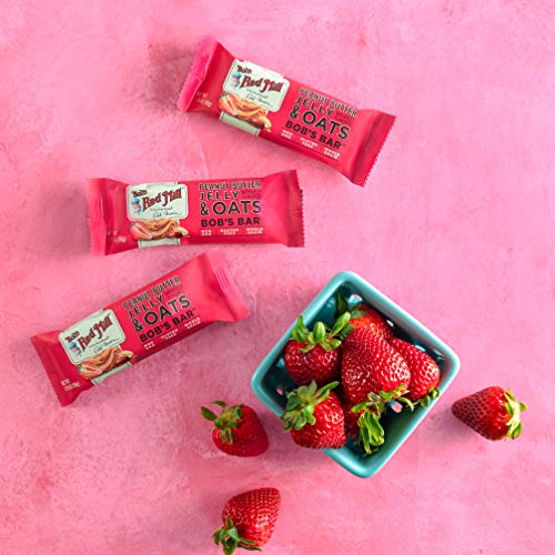 Bob's Red Mill Peanut Butter Jelly & Oats Bob's Bar 1.48 Ounce (Pack of 5)