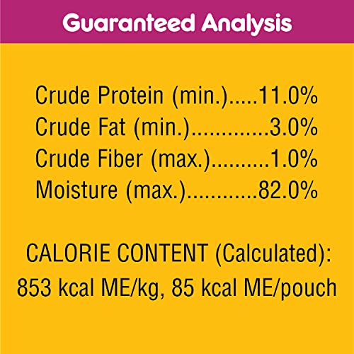 Pedigree High Protein Wet Dog Food Pouches, Beef and Pork Tenderloin Flavor Cuts in Gravy, 3.5 oz. Pouches, 16 Count