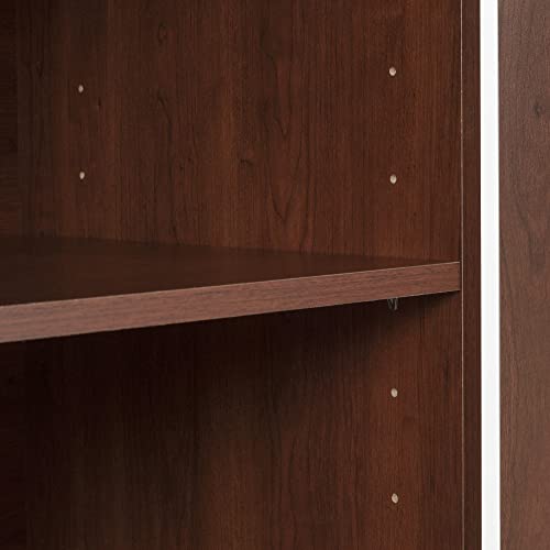 South Shore Tall 4-Door Storage Cabinet with Adjustable Shelves, Royal Cherry