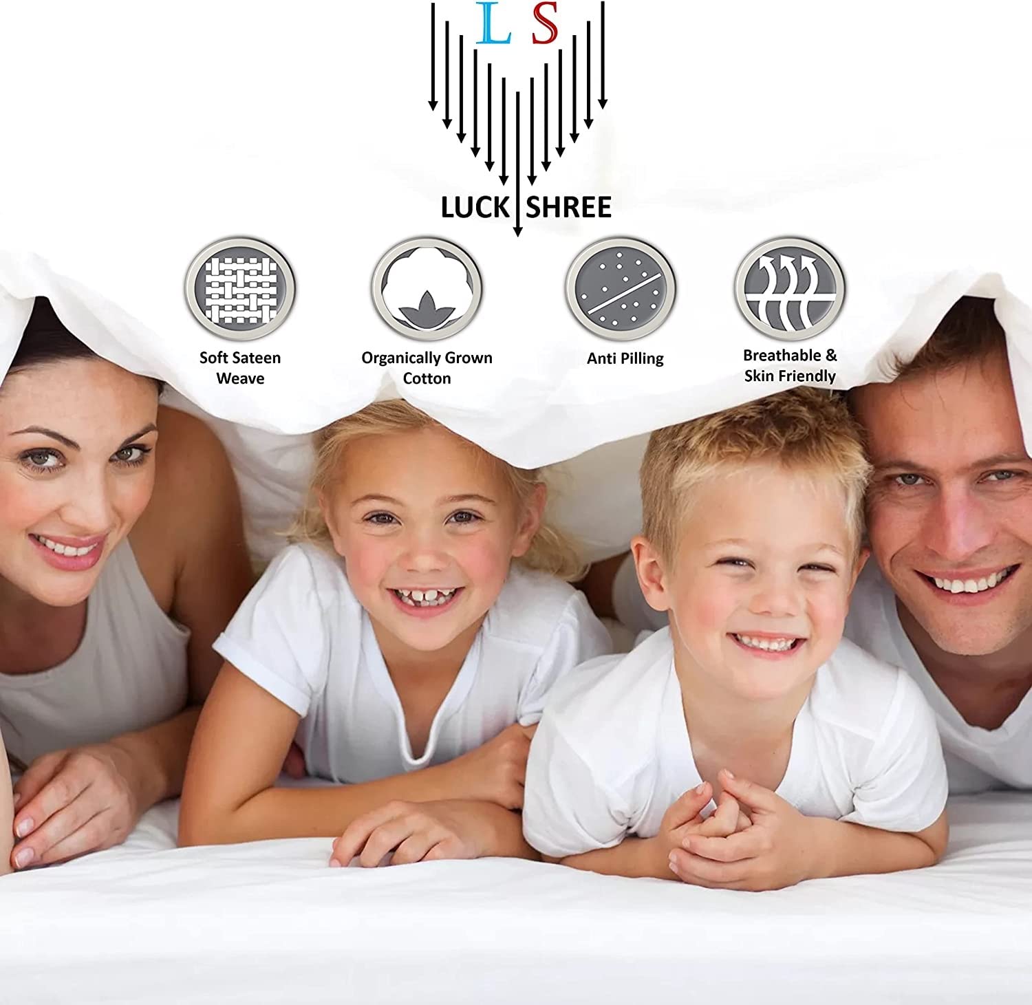 1000-Thread-Count, 100% Egyptian Cotton, 6-PC Sheet Set |1 Fitted, 1 Flat, 4 Pillowcases| 1000TC Soft Breathable Long Staple Cotton, Fits 18" Deep Pockets - Queen Size, Leopard Print Color