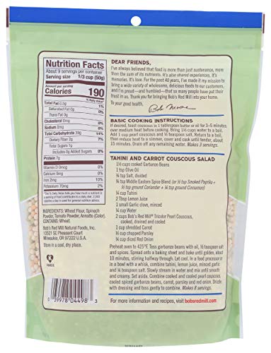 Bob's Red Mill Tri-Color Pearl Couscous, 16 Oz
