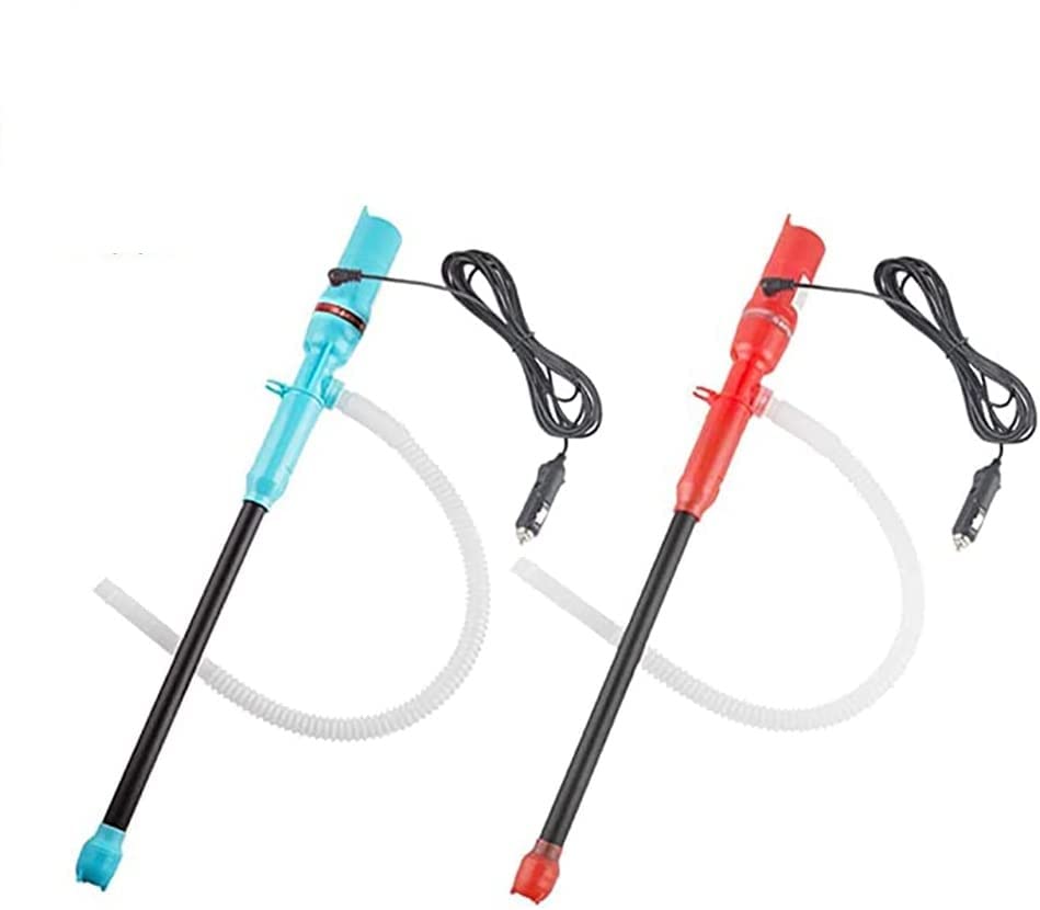Hhobake Liquid Transfer Pump, Battery Operated Siphon Oil Water Fuel Pump with Bendable Suction Tube, Multi-Function Portable Pump for Liquids at 2.3 Gal/Minute