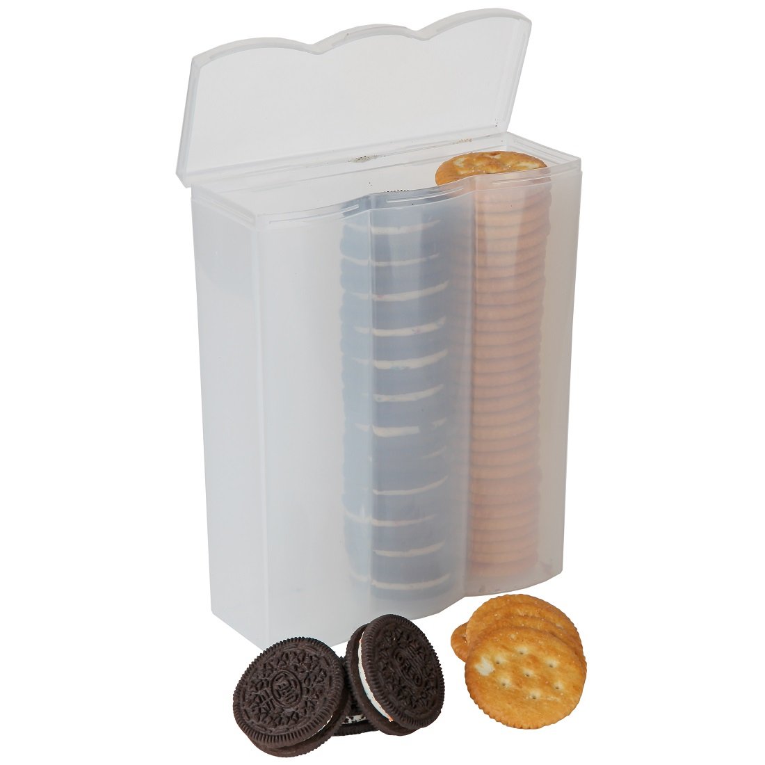 Home-X Convenient Cracker and Cookie Keeper. 3 Rows