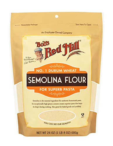 Bob's Red Mill Semolina Pasta Flour, 24-ounce (Pack of 4)