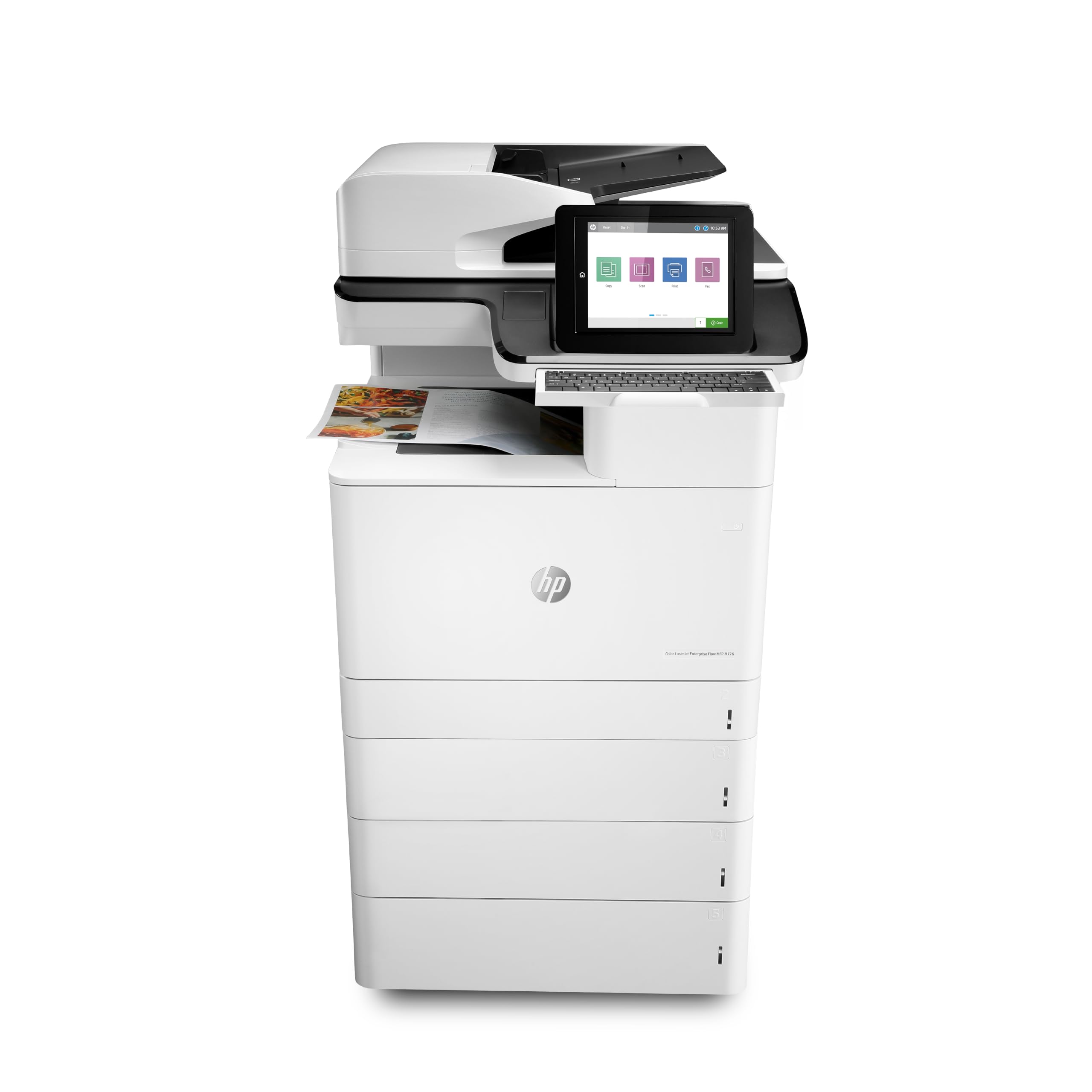 HP Color LaserJet Enterprise Flow Multifunction M776z All-in-One Wireless Duplex Printer with JetIntelligence (3WT91A)