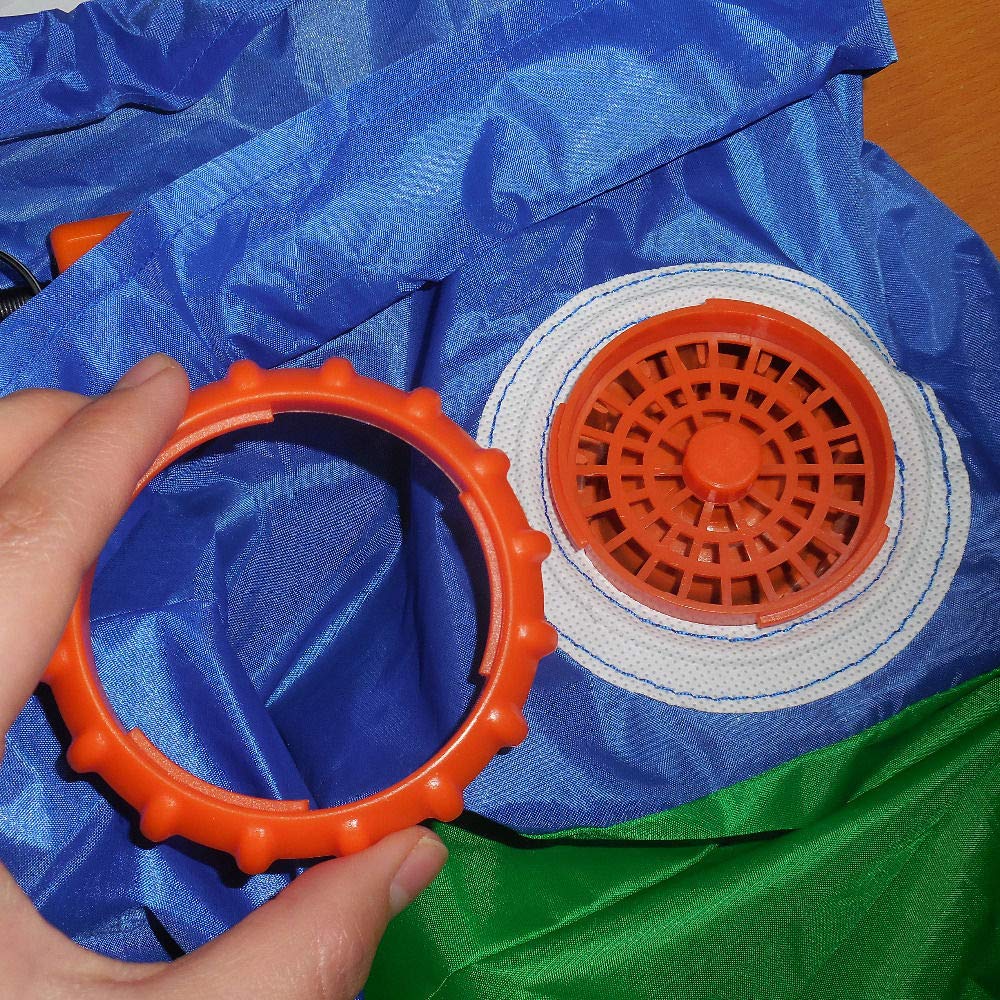 Mini Fan Blower for Mascot Head Inflatable Costume Fan 6V Powered by 4xAA Dry Battery or USB