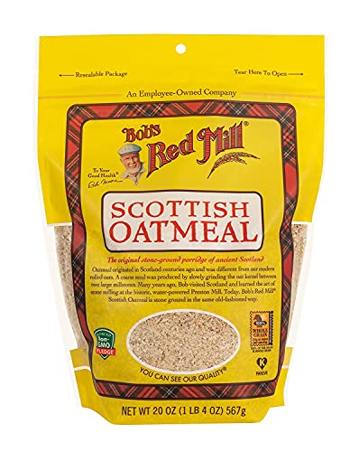 Bob's Red Mill Scottish Oatmeal, 20 Ounce (Pack of 2)