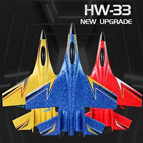Aquard Duck RC Airplane - Multi-Directional Remote Control Plane with Smart Gyroscope, Anti-Collision Silicone Nose RC Plane, Long Battery RC Glider for Kids and Adults (Yellow)