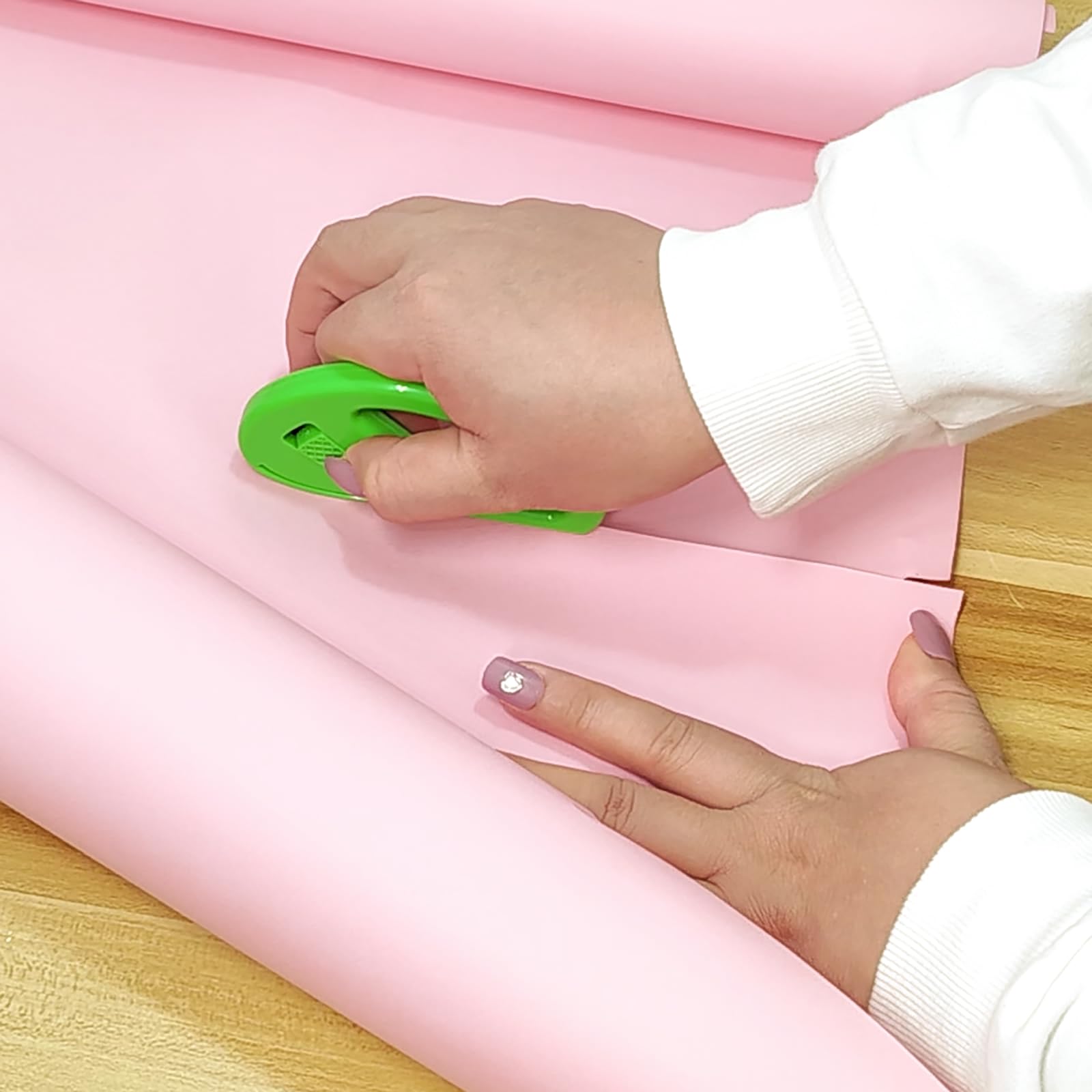 YAMXIN Sliding Gift Wrap Cutter - Wrapping Paper Cutter - Fit Most Gift Wrapping Paper Rolls-Creen - 2pcs