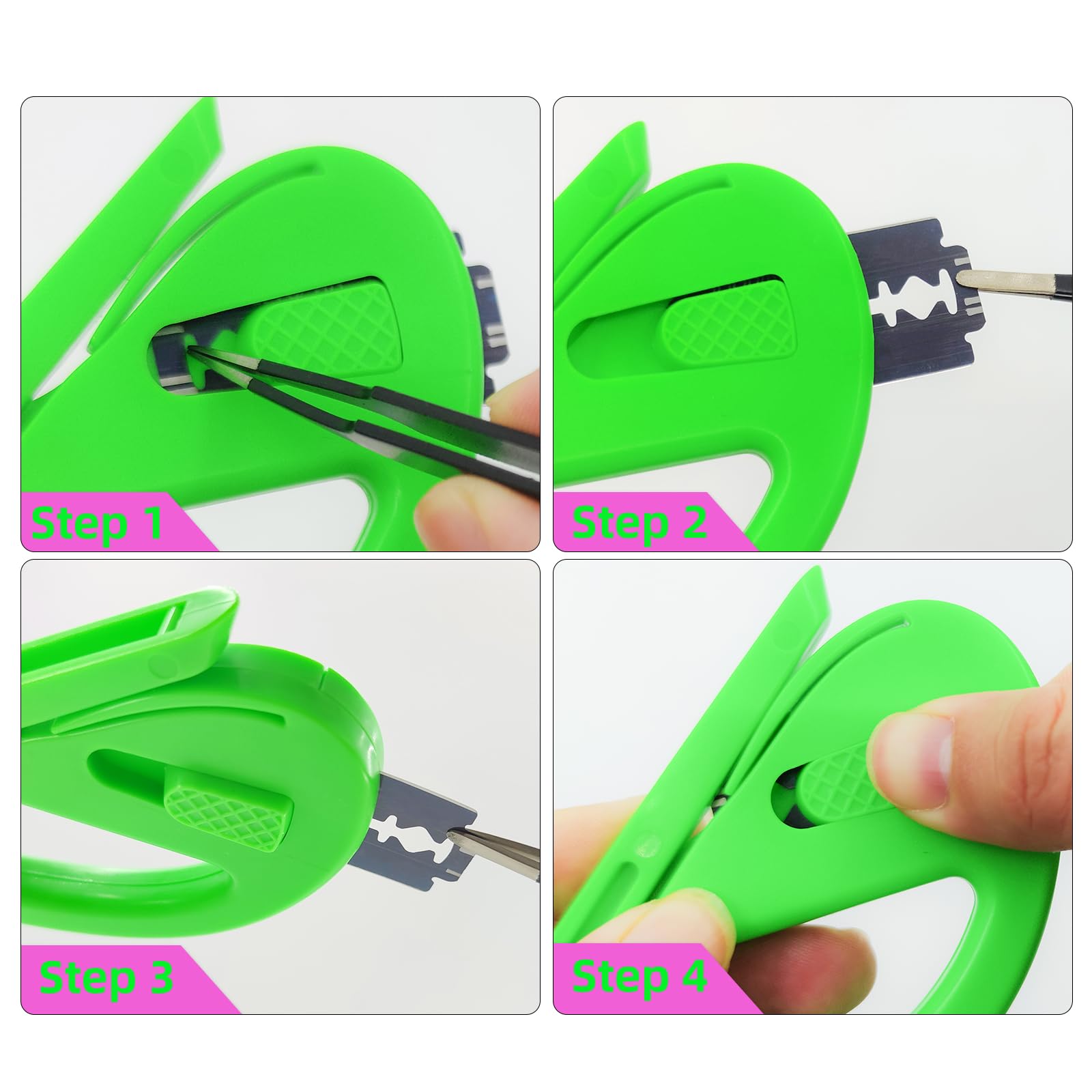 YAMXIN Sliding Gift Wrap Cutter - Wrapping Paper Cutter - Fit Most Gift Wrapping Paper Rolls-Creen - 2pcs