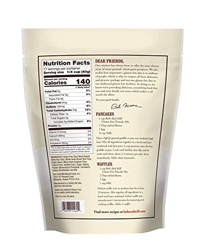 Bob's Red Mill Gluten Free Pancake Mix - 22 oz - 2 pk