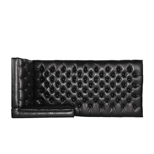 Christopher Knight Home Tignall Chaise Lounge, Midnight Black + Silver