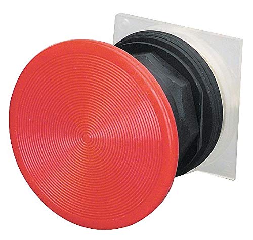 Schneider Electric 30mm Plastic Mushroom Head, Non-Illuminated, Red, 138 Dia - 9001K92R