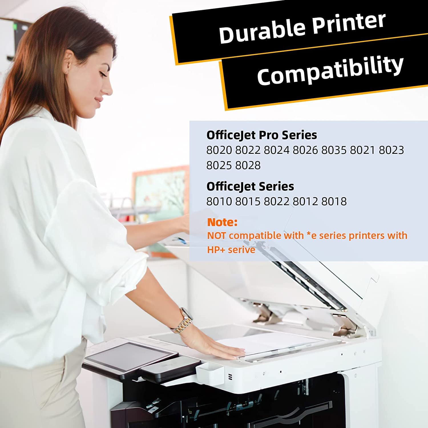 INKFUN 910 910xl Ink Cartridges Combo Pack Replacement for Printer Ink 910 for OfficeJet Pro 8020 8025 8025e 8035 8035e 8028 8022 8015 Printer, Black Cyan Magenta Yellow(4 Pack)