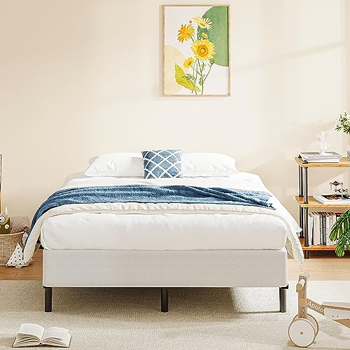 EZBeds California King Box Spring, 7 inch Metal California King Box Spring Only, Mattress Foundation Cali-King Box Spring with Fabric Cover, Easy Assembly, Noise Free, Non Slip