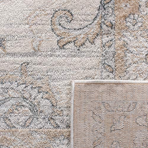 SAFAVIEH Isabella Collection 10' x 14' Cream/Beige ISA940B Oriental Non-Shedding Living Room Dining Bedroom Area Rug