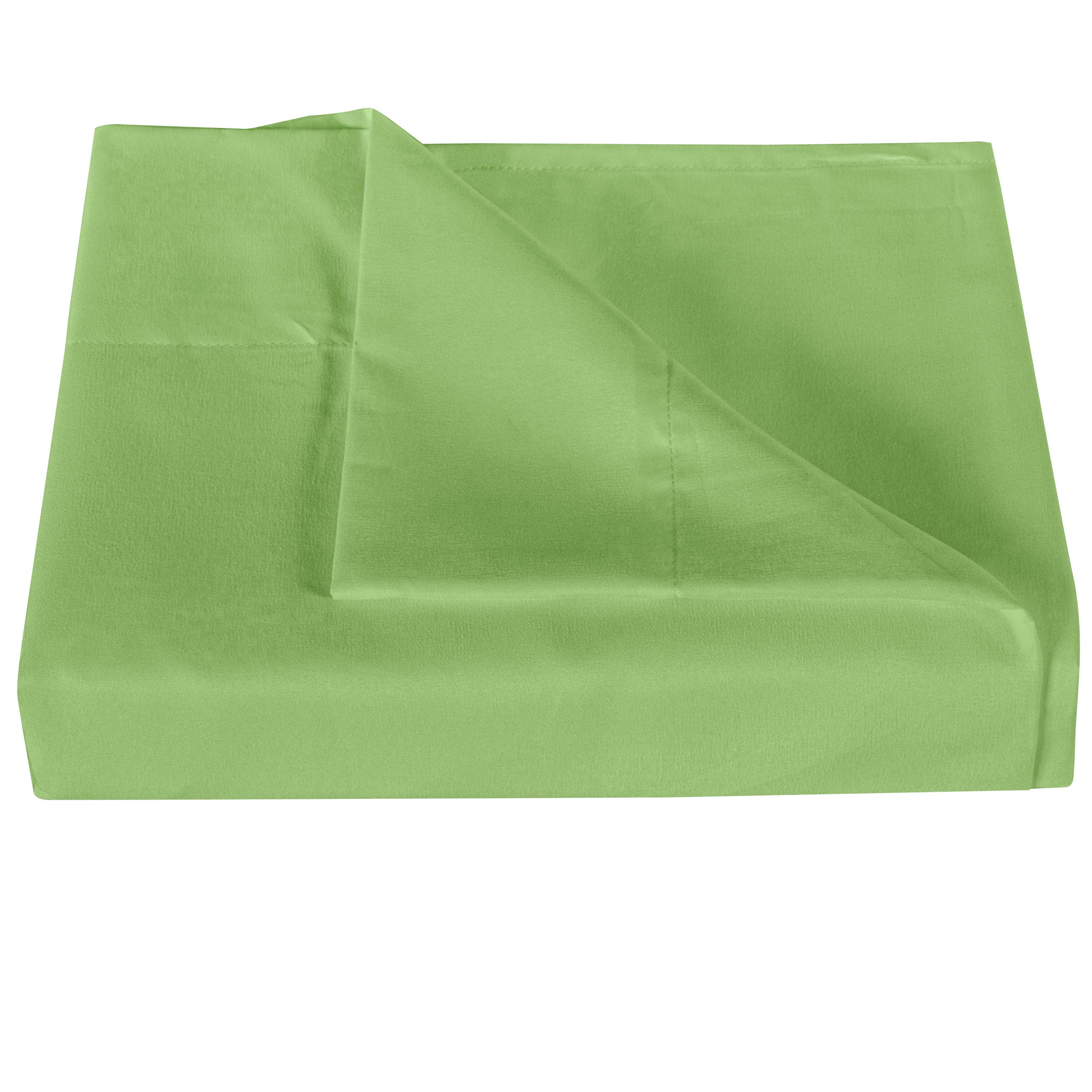 Flat Sheet - Luxury Soft 100% Cotton Sateen Weave Bedding 800 Thread Count - Best Premium Quality Top Sheet - Easy Care - 1 Flat Sheet Only (King/California King, Sage)