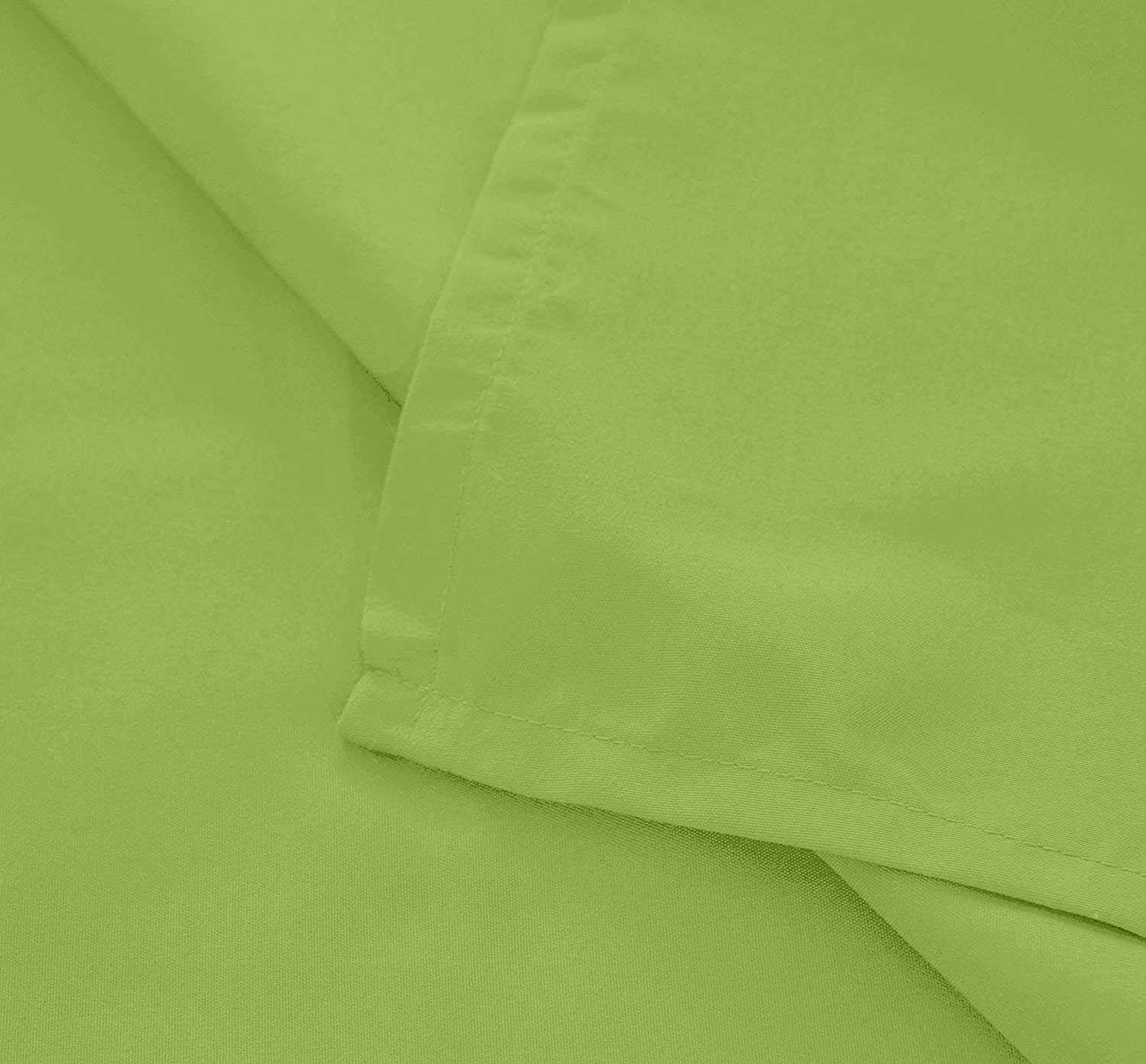 Flat Sheet - Luxury Soft 100% Cotton Sateen Weave Bedding 800 Thread Count - Best Premium Quality Top Sheet - Easy Care - 1 Flat Sheet Only (King/California King, Sage)