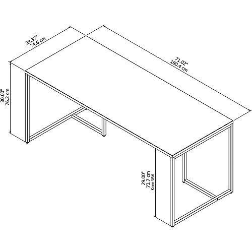 Bush Business Furniture Method Table Desk, 72W, White