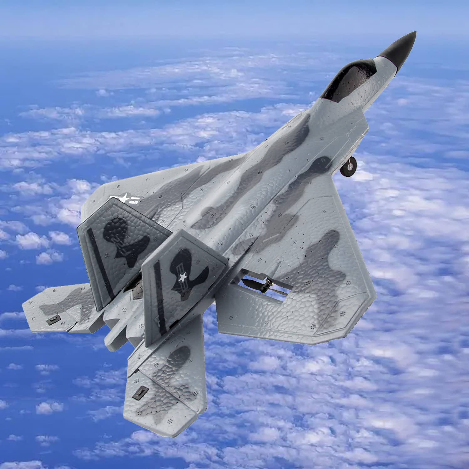 OTXKOO RC Plane Remote Comtrol Airplane RC 2CH Plane, F-22 Remote Control Airplane Ready to Fly, 2.4GHz Aircraft, Easy to Fly RC Glider for Beginners