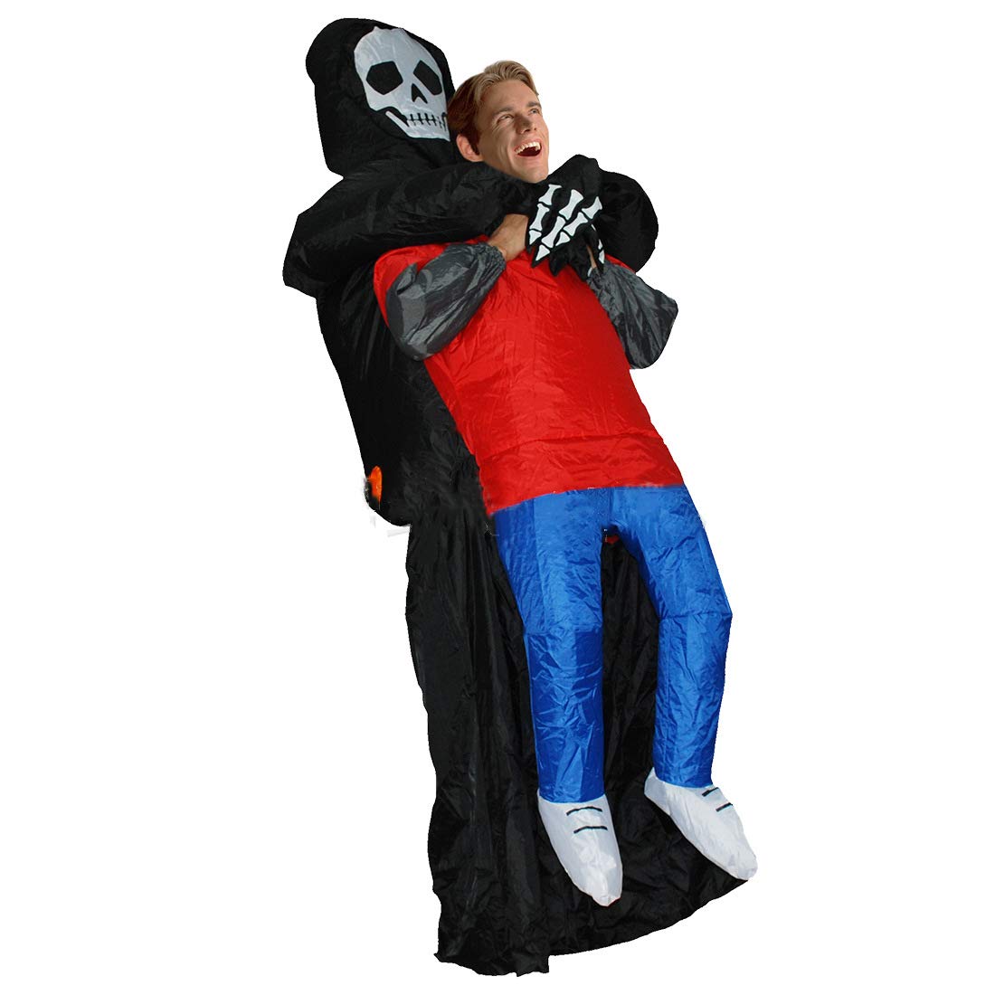 Kiddale Inflatable Costume Fan Blower Mini Portable Inflatable Fans for Dinosaur Costume or Other Inflatable Game Clothing Suits(Upgraded Version)