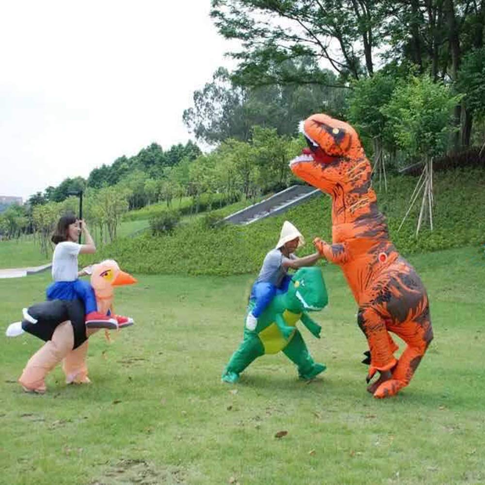 Kiddale Inflatable Costume Fan Blower Mini Portable Inflatable Fans for Dinosaur Costume or Other Inflatable Game Clothing Suits(Upgraded Version)