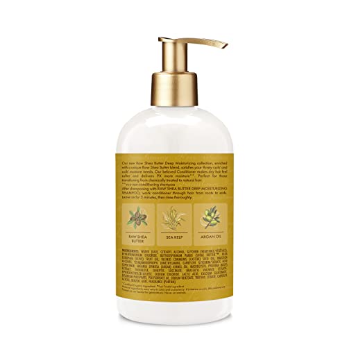 SheaMoisture Restorative Conditioner for Dry, Damaged Hair Raw Shea Butter Silicone Free Conditioner for Curly Hair 13 oz
