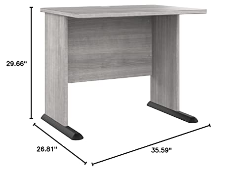 Bush Business Furniture Series A 36W Desk, Platinum Gray