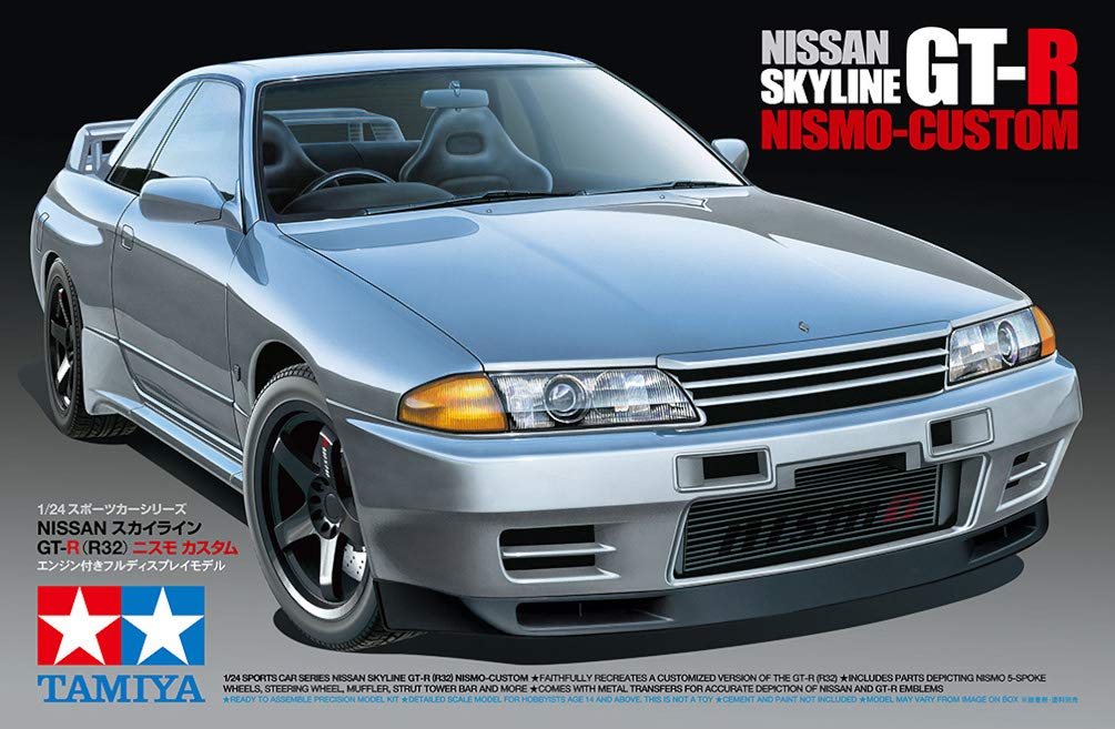 TAMIYA Nissan Skyline GT-R R32 - Nismo Custom 1/24 Scale Model Kit 24341