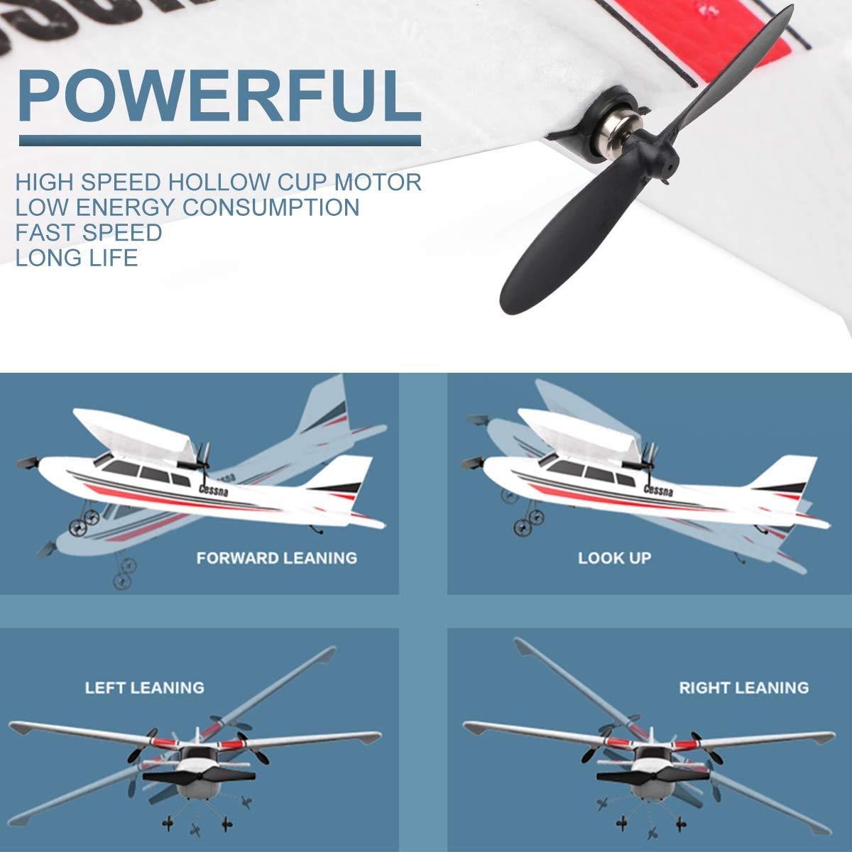 LBKR Tech RC Airplane,Remote Control Airplane Ready to Fly with Durable Foam Body,2 Channels Stable to Flight RC Plane Built in 6-Axis Gyro,Easy to Control Remote Control Plane for Kids Boys Beginner