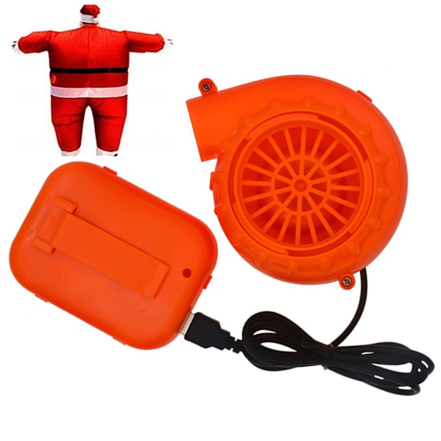 LKQBBSZ Mini Blower Fan for Halloween Dinosaur Costume or Doll Mascot Head or Other Inflatable Game Clothing Suits