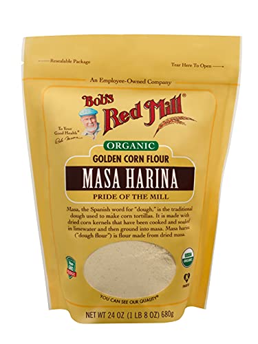 Bob's Red Mill Organic Masa Harina Corn Flour, 24-ounce (Pack of 4)
