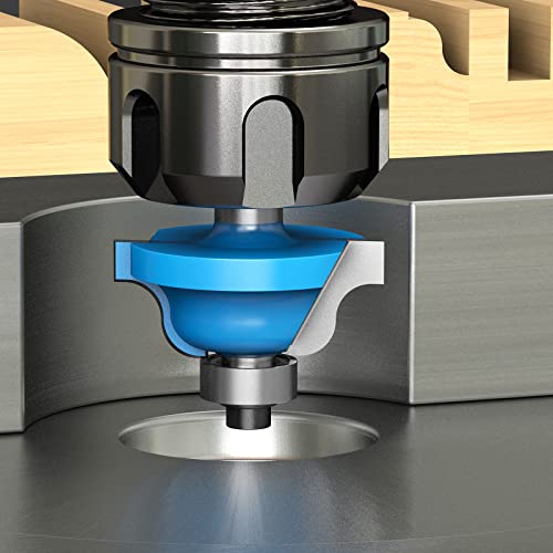 CSOOM Upgrade 24A PiecesRouter Bits , Tungsten Carbide Router Bit Set, 1/4 inch Shank,for Woodworking, All Purpose Router bit for DIY