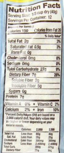 Bob's Red Mill Organic Oat Bran Hot Cereal, 18 Ounce (Pack of 4)