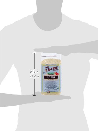Bob's Red Mill Organic Oat Bran Hot Cereal, 18 Ounce (Pack of 4)