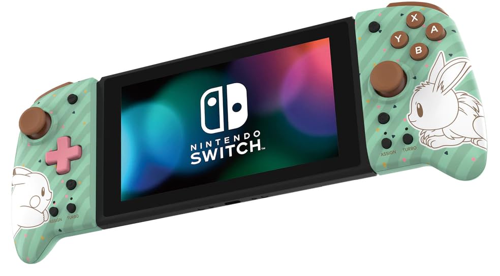 Hori Split Pad Pro (Pokemon: Pikachu & Eevee) By - Officially Licensed By Nintendo and the Pokemon Company International - Nintendo Switch