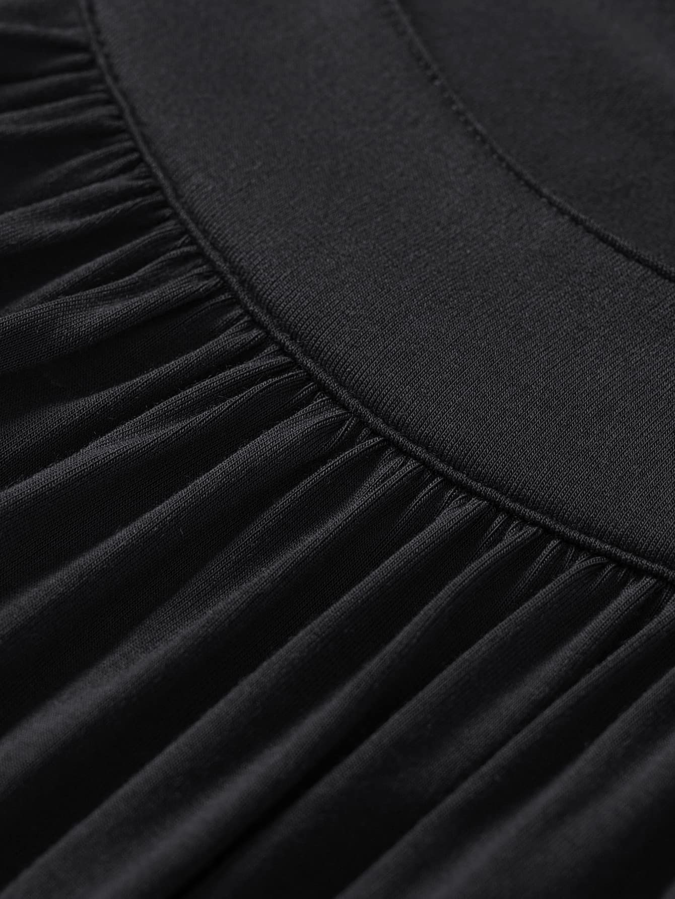 Latuza Women's Soft Viscose Tank Top Shorts Summer Pajamas Set XL Black