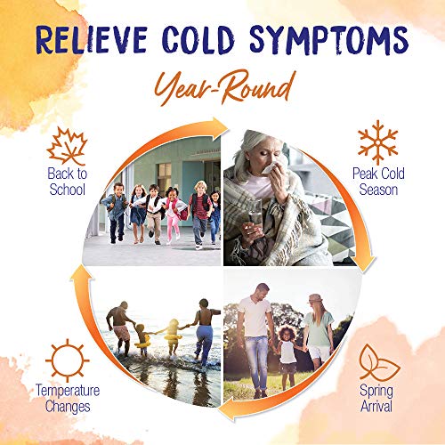 Boiron ColdCalm Tablets for Relief of Common Cold Symptoms Such as Sneezing, Runny Nose, Sore Throat, and Nasal Congestion - Non-Drowsy - 120 Count (2 Pack of 60)
