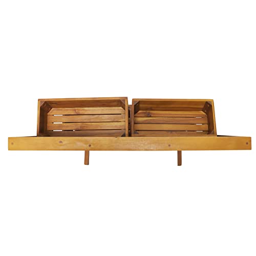 Christopher Knight Home Thiago Outdoor Plant Stand, Teak
